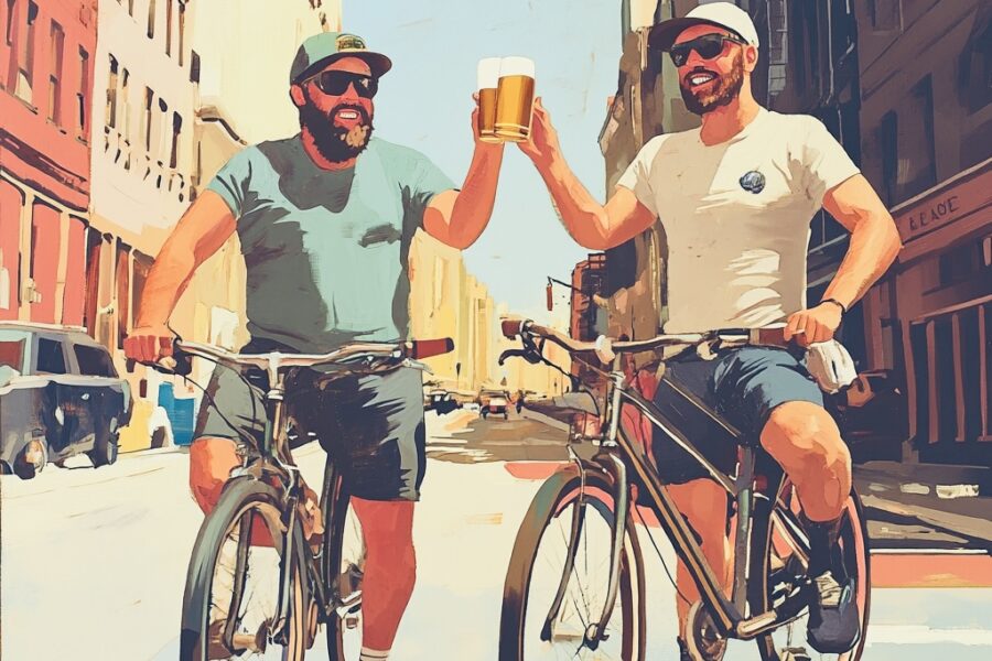 Arts District Breweries Unite Peddling Beers with Brews and Bikes Bar Crawl